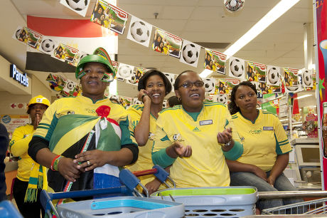 Employees Supermarket Soccer World Cup 2010 Editorial Stock Photo ...