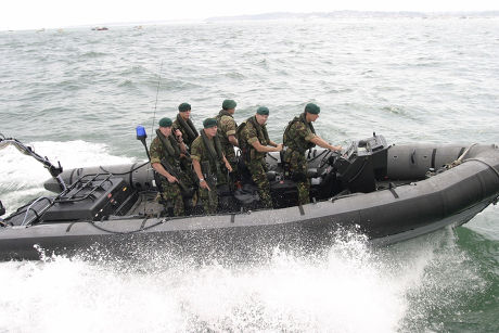 Royal Marine Commandos Patrolling Solent Editorial Stock Photo - Stock ...