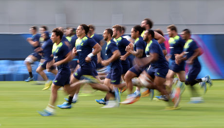 __COUNT__ Australia Team Training, Rugby Union, Lensbury Club, Britain ...