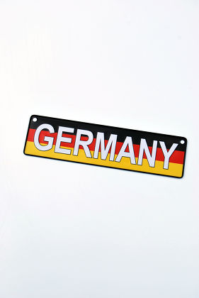 License Plate Germany National Colors Editorial Stock Photo - Stock ...