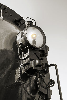Lighting Historic Steam Locomotive Editorial Stock Photo - Stock Image ...