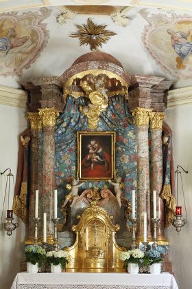 Altar Devotional Image Pilgrimage Chapel Maria Editorial Stock Photo ...