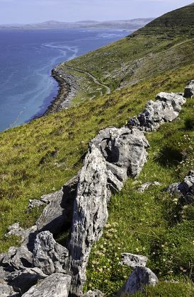 Remains Celtic Ringfort Blackhead Burren County Editorial Stock Photo ...