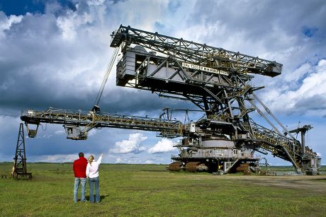 Lignite Excavators Ferropolis Museum Juedenberg Saxonyanhalt Editorial ...