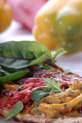 Coca Spanish Pastry Peppers Duck Editorial Stock Photo - Stock Image ...