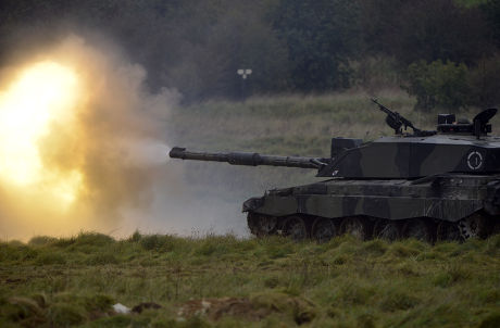 Challenger Tanks Firing Targets Some 2 Editorial Stock Photo - Stock ...