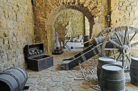 Cannons Historical War Items Weapons City Editorial Stock Photo - Stock ...
