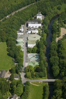 Aerial View Internal Wastewater Treatment Plant Editorial Stock Photo ...