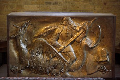 George Dragon Slayer Relief Basilica St Editorial Stock Photo - Stock ...