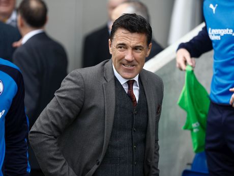 Chesterfield Manager Dean Saunders Prepares His Editorial Stock Photo ...