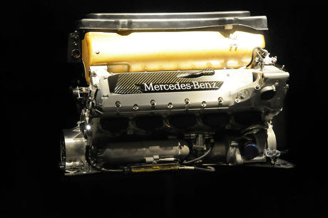 Mercedesbenz Formula1 Engine 110m Built 2002 Editorial Stock Photo ...