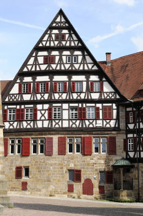 Speyrer Zehnthof Tithe Barn Esslingen Badenwuerttemberg Editorial Stock ...