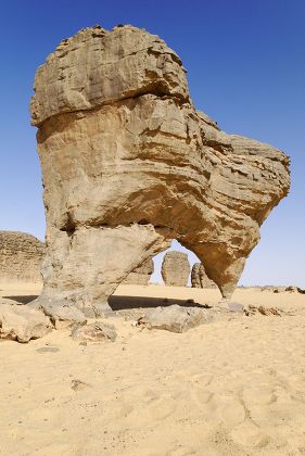 Rock Formations Youf Ahakit Tassili Du Editorial Stock Photo - Stock ...