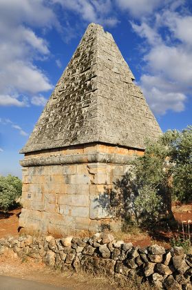 Byzantine Grave Tower Archeological Site Albara Editorial Stock Photo ...
