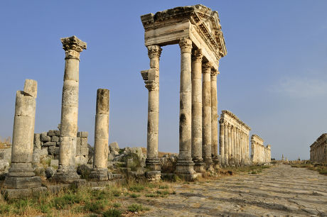 Ruins Roman Archeological Site Apameia Apamea Editorial Stock Photo ...