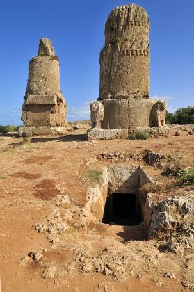 Grave Tower Phoenician Archeological Site Amrit Editorial Stock Photo ...