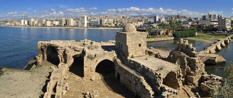 Historic Crusader Castle Sidon Saida Lebanon Editorial Stock Photo ...
