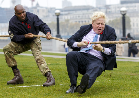 Boris Johnson Joins Armed Forces Personnel Editorial Stock Photo ...