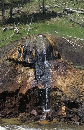 Hot Springs Chocolate Pots Gibbon Geyser Editorial Stock Photo - Stock ...