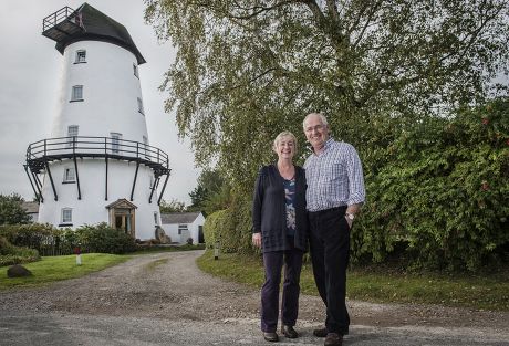 Nick Catherine Edwards Front Pilling Windmill Editorial Stock Photo ...