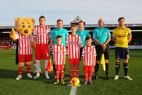 Match Officials Mascots Officials Line Ahead Editorial Stock Photo ...