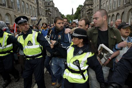 __COUNT__ DEMONSTRATION AT THE G8 SUMMIT, PRINCES STREET, EDINBURGH ...