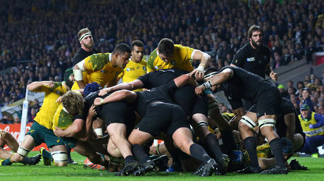 Australia Push Over Score Try By Editorial Stock Photo - Stock Image ...