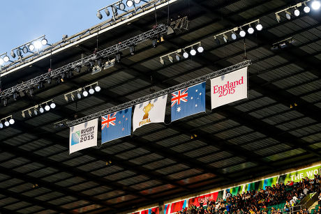 RWC 2015 FINAL New Zealand v Australia, United Kingdom - 31 Oct 2015 ...
