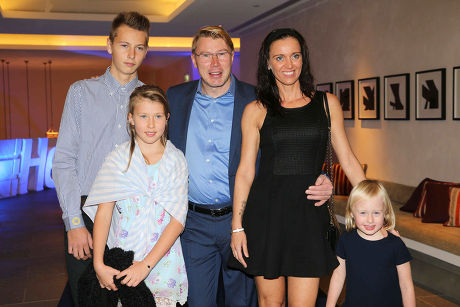 Mika Hakkinen Marketa Remesova Son Hugo Editorial Stock Photo - Stock ...