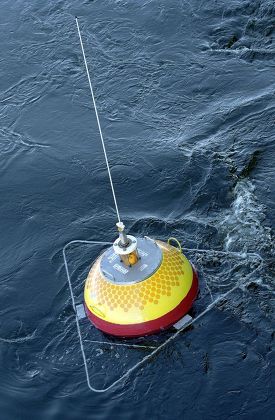 Reseach Buoy Measuring Height Waves On Editorial Stock Photo - Stock ...