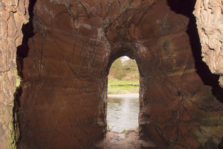 Lacys Caves On Banks River Eden Editorial Stock Photo - Stock Image ...
