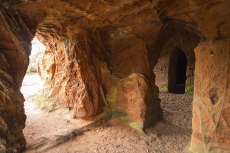 Lacys Caves On Banks River Eden Editorial Stock Photo - Stock Image ...