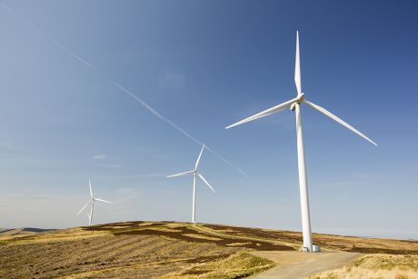 Clyde Wind Farm Southern Uplands Scotland Editorial Stock Photo - Stock ...