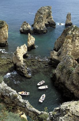 Fantastic Rock Formations Grottoes That Sea Editorial Stock Photo ...