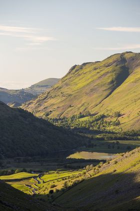 Looking Down Place Fell Ullswater Valley Editorial Stock Photo - Stock ...