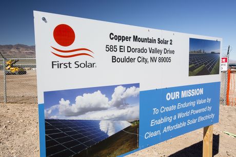 Copper Mountain Solar 2 Project 150megawatt Editorial Stock Photo ...