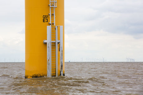 Gunfleet Sands Offshore Wind Farm Owned Editorial Stock Photo - Stock ...