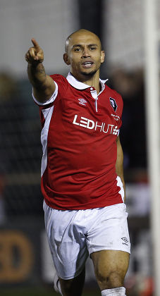 Citys Danny Webber Cele After Scoring Editorial Stock Photo - Stock ...