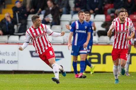 Steven Schumacher Stevenage Celebrates Scoring Opening Editorial Stock ...