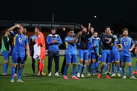 Basingstoke Players Thank Travelling Fans Final Editorial Stock Photo ...