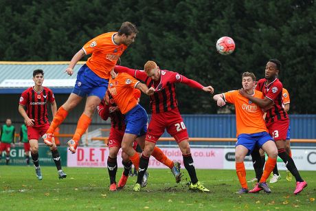 Michael Cheek Braintree Town Heads Narrowly Editorial Stock Photo ...