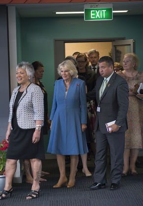 Camilla Duchess Cornwall Visits Arohata Prison Editorial Stock Photo ...