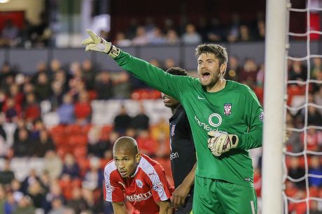York City Goalkeeper Scott Flinders During Editorial Stock Photo ...