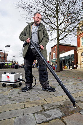 Operator Uses Steame Chewing Gum Removal Editorial Stock Photo - Stock ...