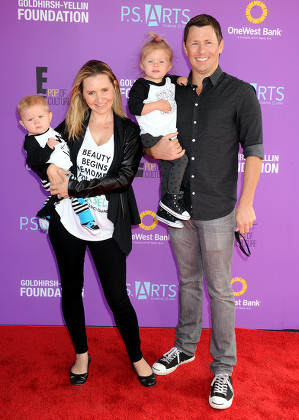 Beverley Mitchell Michael Cameron Son Hutton Editorial Stock Photo ...