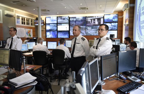 Police Officers Pictured Paris Police Command Editorial Stock Photo ...