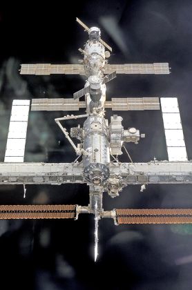 This Image International Space Station Iss Editorial Stock Photo ...