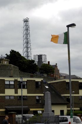 British Army Observation Post Security Camera Editorial Stock Photo ...