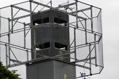 British Army Observation Post Security Camera Editorial Stock Photo ...