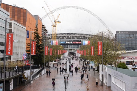Olympic Way Outside Wembley Stadium Editorial Stock Photo - Stock Image ...